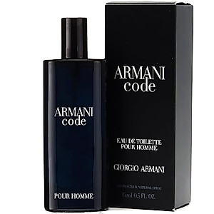 Giorgio Armani Code Eau de Toilette Spray for Men, 0.5 Ounce