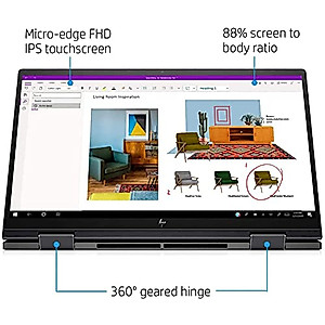 HP Envy x360 2-in-1 Touch Laptop, 15.6inch FHD IPS 400nits 100% sRGB Display, 8-Cores Ryzen 7 5700U(> i5-1135G7), 14 hr Battery Life, Webcam,Wi-Fi 6, Fingerprint (32GB RAM | 1TB PCIe SSD) Black
