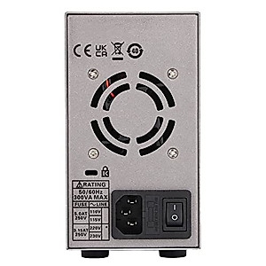 DC Power Supply, USB Fast Charging Digital Display Safe Protection Regulated Power Supply High Accuracy for Charge HDP135V6B US Plug 115V AC