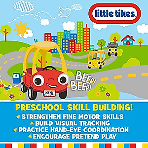 Little Tikes Dot Art Pad & Dot Markers, Spiral-Bound Activity Painting Pad, Travel-Friendly Art Dabbers, Little Tikes Birthday Party, Great Mess-Free Toddler Toys for Kids Ages 3, 4, 5, 6