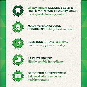 Greenies Petite Natural Dental Care Dog Treats Fresh Flavor, 12 oz. Pack (20 Treats)