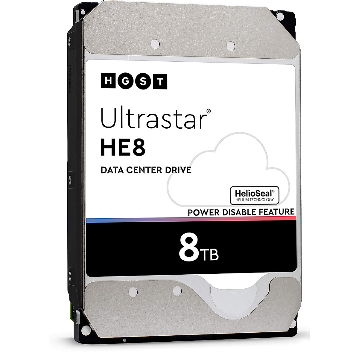 HGST Ultrastar He8 8TB 7200 RPM SATA 6Gb/s 3.5-Inch HDD | Power-Disable | Enterprise Hard Drive | HUH721008ALE600 (0F27455) (Renewed)