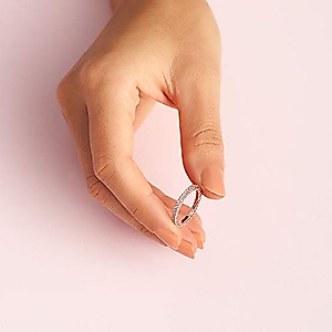 Pandora Hearts Of Pandora Ring, PANDORA Rose, Clear Cubic Zirconia, Size 7