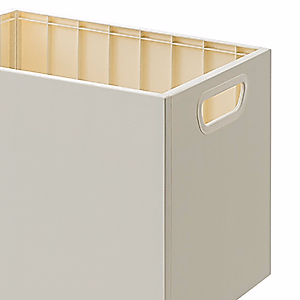 Cyrank Rectangle Storage Basket, Large Basket Storage Bins for Shelves Rectangle Storage Bin Storage Baskets(with Wheel)