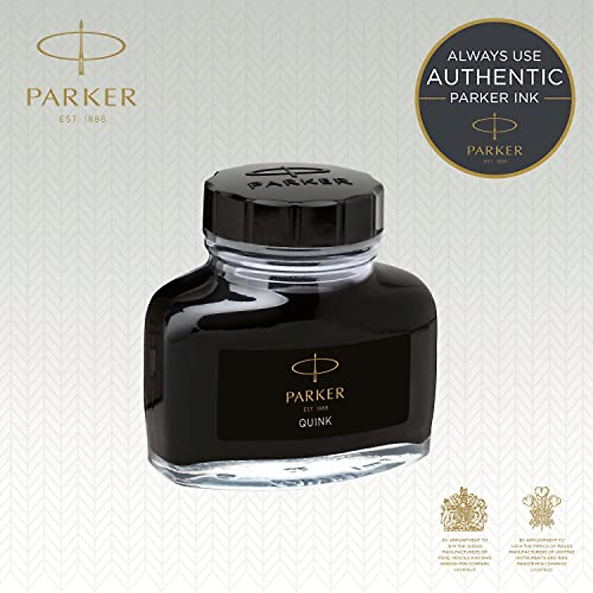 Parker 1950375 Quink Ink Bottle, Black, 57 ml
