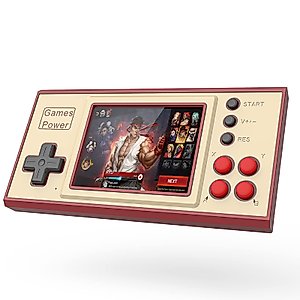 Lcnylfjs Kids Portable Handheld Handheld Game Console, 500 Classic FC Games, 3.0 Inch Color Screen, Rechargeable Battery Support Connect TV, Retro Toys for Boys and Girls Birthdays (red)