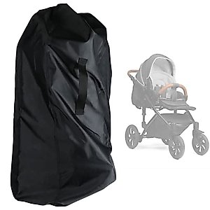 SWEWARM Stroller Travel Bag, Gate Check Bag for Single and Double Strollers, Lightweight Pushchair Transport Carry Bags with Shoulder Straps for Airplane Travel
