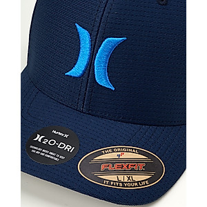 Hurley Men's Caps - H2O Dri Pismo Curved Bill Baseball Hats for Men (S-XL), Size Large-X-Large, Blue