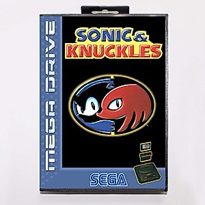 Sonic And Knuckles Game Cartridge 16 Bit Md Game Card With Retail Box For Sega Mega Drive For Genesis
