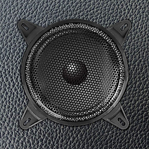 X AUTOHAUX Universal 10 Inch Car Audio Speaker Subwoofer Metal Waffle Grill Cover Protector with Rubber Edge and Clips 2pcs