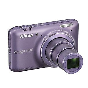 Nikon COOLPIX S6400 16 MP Digital Camera with 12x Optical Zoom and 3-inch LCD (Purple)