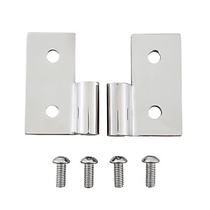 Smittybilt Lower Door Hinge Bracket (Stainless Steel) - 7407