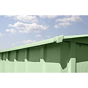Arrow Classic Steel Storage Shed, 10x14, Sage Green