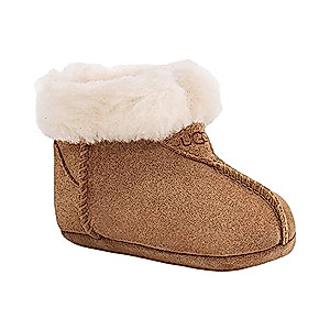 UGG Baby I GOJEE Fashion Boot, Chestnut Suede, US 2-3 Unisex Infant