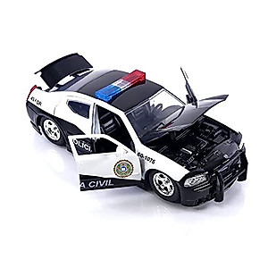 Fast & Furious 1:24 2006 Dodge Charger Police Car Die-Cast Car, Toys for Kids and Adults