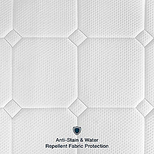 SensorPEDIC 3 in Euro Majestic Mattress Topper, Twin, White