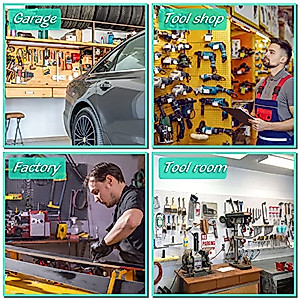 Bivvclaz Power Tool Organizer Drill Holder Wall Mount - Heavy Duty Rustic Solid Wood Floating Shelf - Cordless Tool Rack with Charging Station for Garage Organization & Storage - Gift for Father's Day