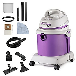 Shop-Vac 4 Gallon 4.5 Peak HP All Around EZ Series Wet/Dry Vacuum, Portable Compact Shop Vacuum, 3 in 1 Function with Wall Bracket & Attachments for Home, Apartment, Vehicles & Workshops. 5895400