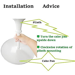 Cake Stands Set of 3,Metal Cupcake Stands Cake Display Stands,8/10/12 Inch Round Cake Trays Dessert Display Stands,for Birthday,Party,Wedding,Party,Ceremony,Decoration. (Iron)