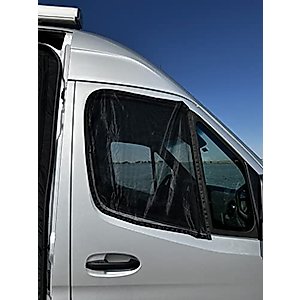VanEssential Front Door Bug Screens (Pair) Designed for Mercedes-Benz Sprinter