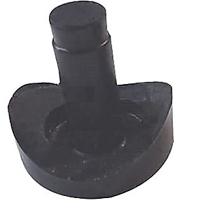16 New 3/4" Coved Stem Bumper Glide Patio Outdoor Chair 1/4" Hole Black 728