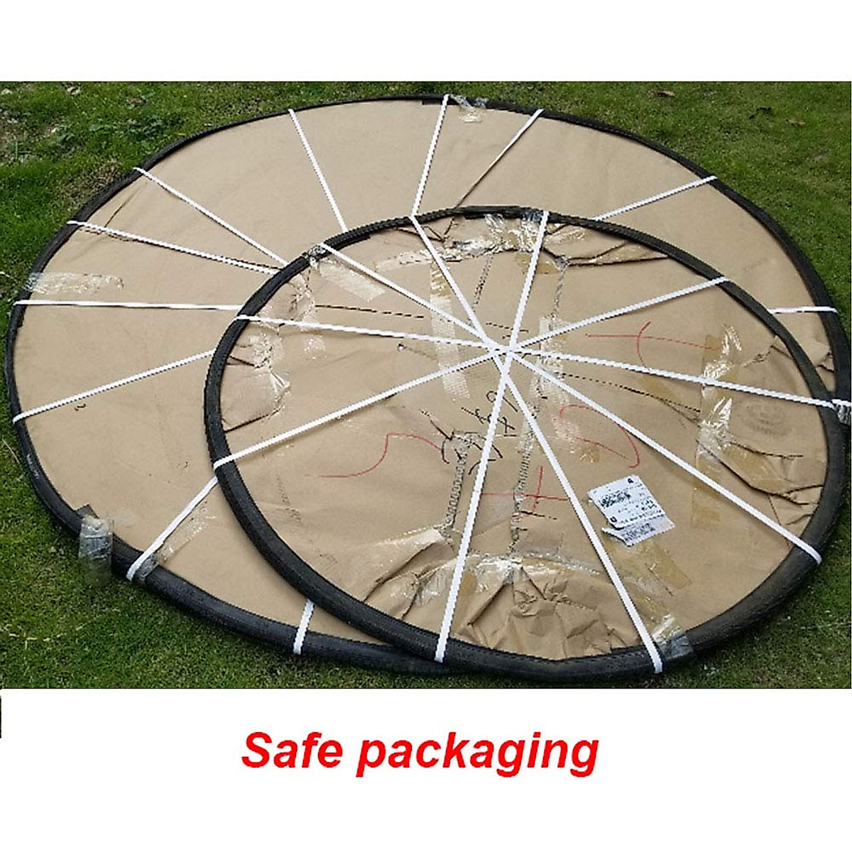 90cm/35inch Rotating Turntable Lazy Susan for Kitchen Dining Table Tabletop, 9mm Thick Round Clear Glass Rotating Tray Serving Plate, Explosion-Proof Tempered Glass