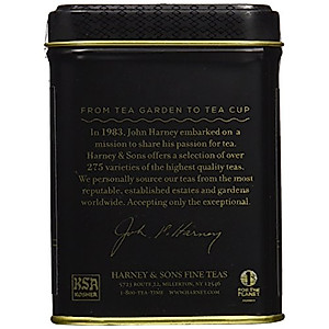 Harney & Sons Flavored Black Tea, Paris, 4 Ounce