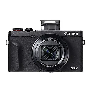 Canon PowerShot G5 X Mark II Digital Camera w/ 1 Inch Sensor, Wi-Fi & NFC Enabled, Black (3070C001)