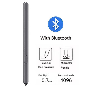 Tab S6 S Pen Replacement (WithBluetooth) for Samsung Galaxy Tab S6 SM-T860 All Versions Stylus Touch S Pen +Tips/Nibs (Gray)