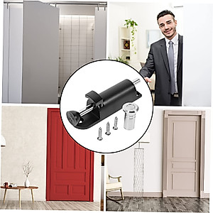 EXQUIMEUBLE Door and Window Latch Spring-Loaded Fence Bolt Lock Bolt for Gate Spring Pin Door Slide Bolt Gate Drop Bolt Barn Bolt Slide Barrel Bolt The Fence Zinc Alloy Fall to The Ground