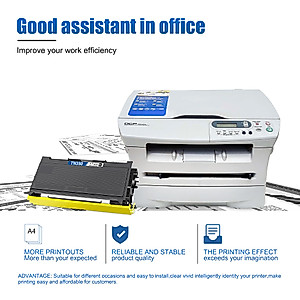 1 Pack TN-350 TN350 Black Toner Cartridge Replacement for Brother DCP-7010 7020 7025 IntelliFax 2820 2910 2920 2850 MFC-7220 7225 7820 7420 7820N HL-2040 2040N 2070N 2030 2040R Printer.