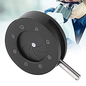 Microscope Adjustable Aperture, SK6 SK8 SK12 SK23 SK25 Microscope Iris Adapter, Optical Diaphragm for Microscope(SK8)