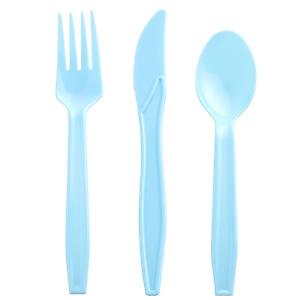 144 Piece Pug Party Supplies, Dog Birthday Decorations with Paper Plates, Napkins, Cups, and Cutlery (Serves 24)