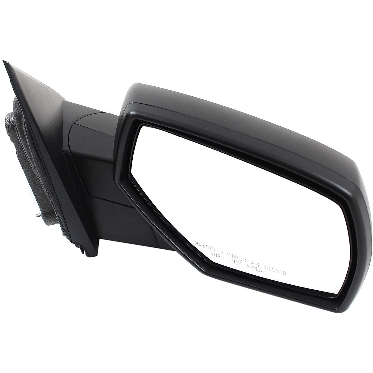 Kool Vue Passenger Side Non-Electric Mirror for Chevrolet Silverado 1500 GMC Sierra 1500 2014-2018 Manual Fold Without Signal Light, Blind Spot, Memory & Puddle Lamp Textured