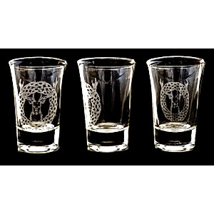 Celtic Stag Shot Glass - Free Personalized Engraving