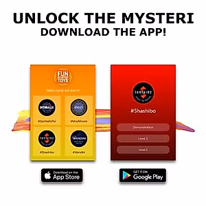 SHASHIBO Shape Shifting Box - Award-Winning, Patented Fidget Cube w/ 36 Rare Earth Magnets - Transforms Into Over 70 Shapes, Download Fun in Motion Toys Mobile App (Original Series - Spaced Out)