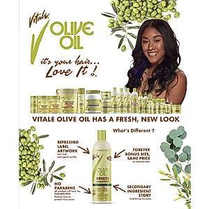 VITALE Olive Oil Breeze Shampoo, 14 Oz