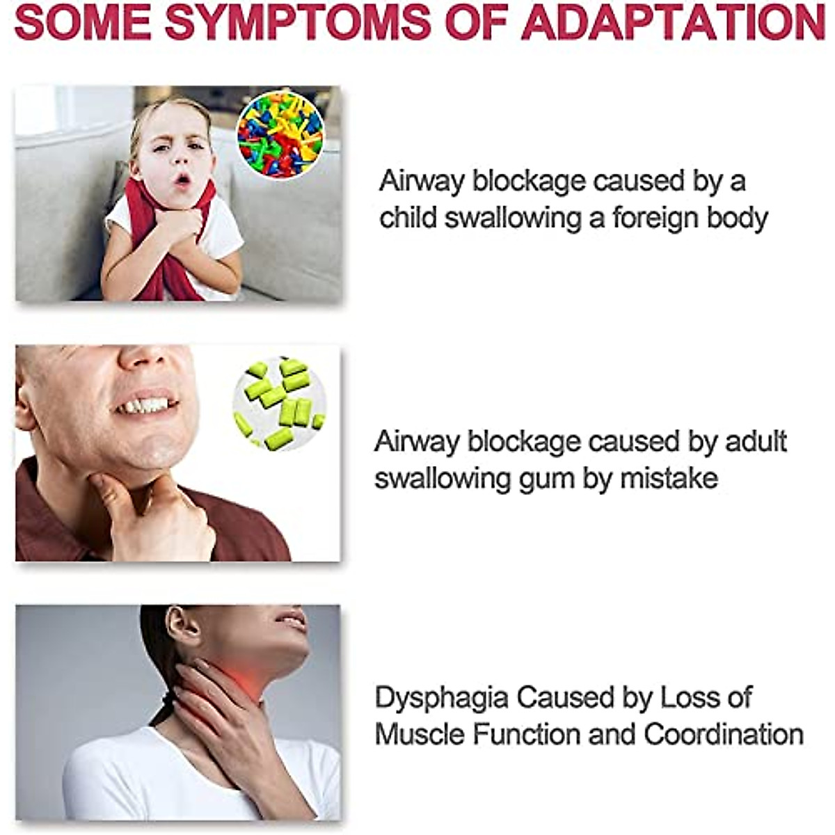 2023 New Choking Rescue Device ,2 Different Size Masks, Suction Anti Choking Device, Professional Choking Emergency Device for Adult and Children (Yellow)