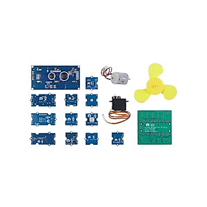 Seeed Studio Grove Starter Kit for Raspberry Pi Pico, with Detailed Tutorials and Supports Micropython, Compatible with Pico Attach Free Courses, Plug to Use, No Wiring, No Welding.