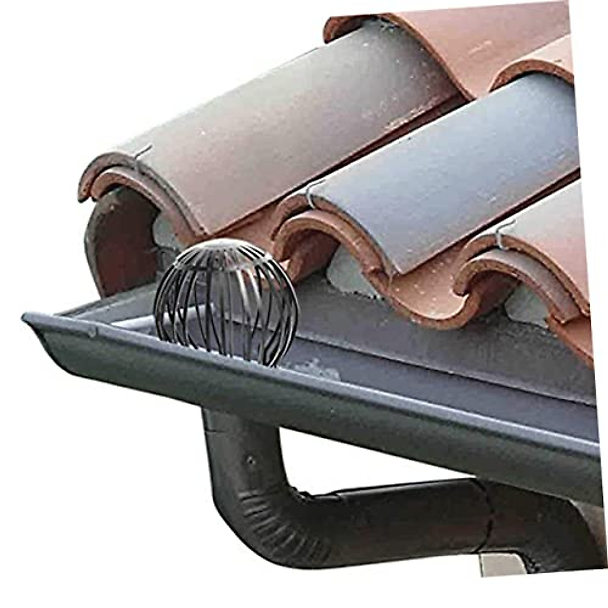 DOITOOL 4 Pcs Eaves Filter Cover Drainage Ditch Strainer Cover Gutter Downspout Strainer Expandable Downspout Expanding Water Hose Round Balloons Plastic Strainer Roof Gutter Filter Pp