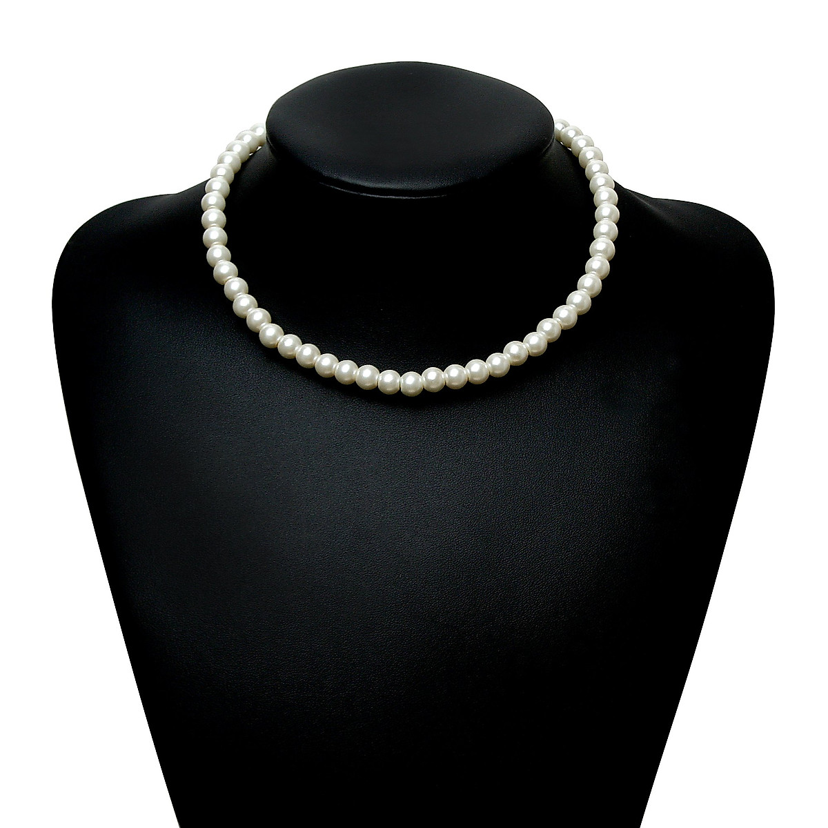 BABEYOND Tea Party Hat and Gloves Set for Women Pillbox Veil Fascinator Hat Lace Gloves Pearl Necklace