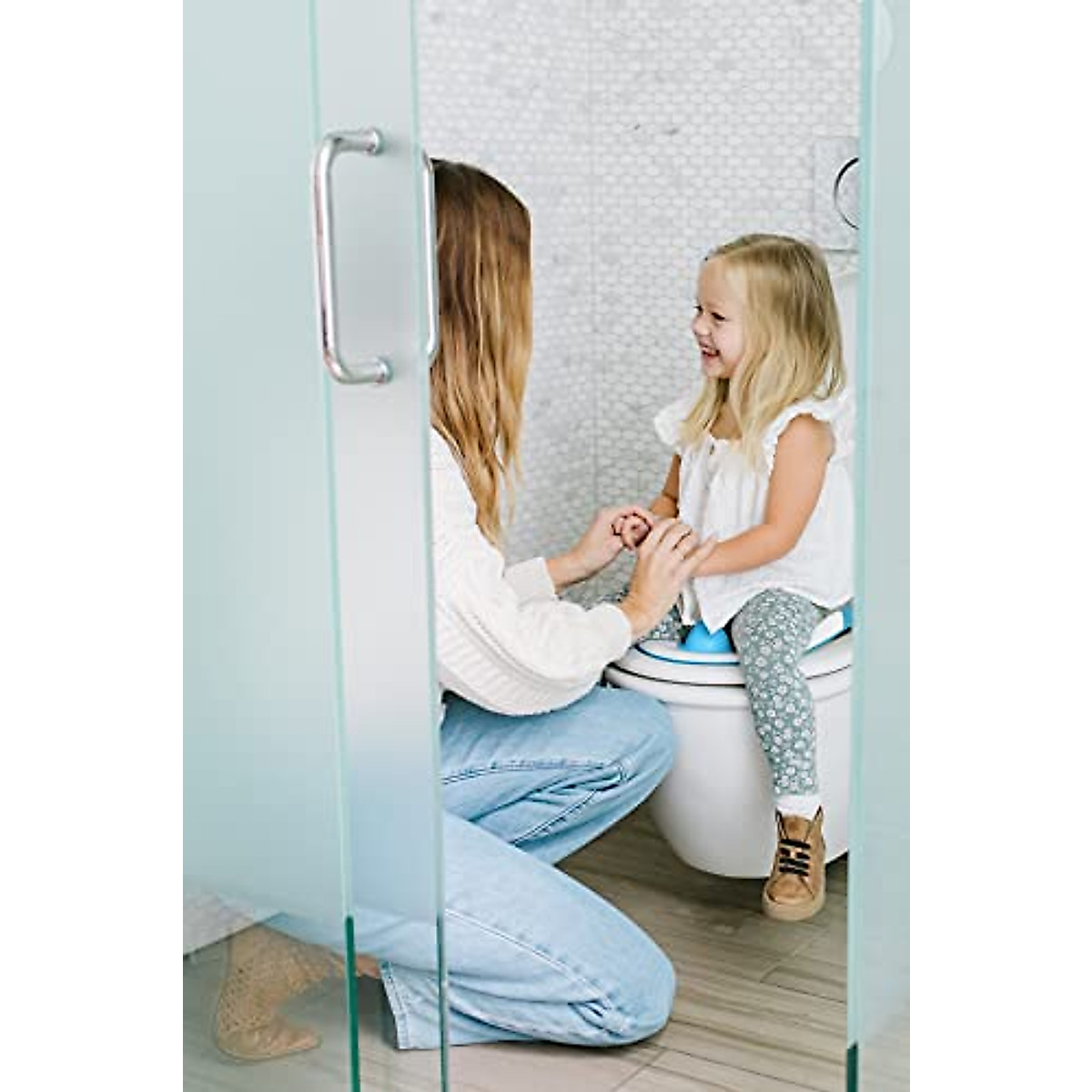 The First Years Soft Grip Trainer Seat, Blue