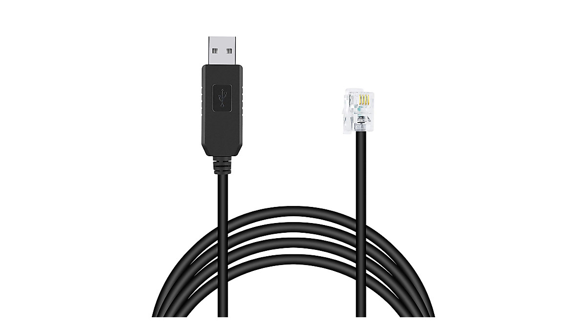 Ioptron Telescope Control Cable USB RS232 to RJ9 for Equatorial Mounts