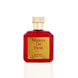 META-BOSEM Mason de Paris Red, Women Perfume Eau de Parfum Natural Spray Fragrance - Freshl Notes - Warm Scent - Great Holiday Gift - for All Day Use - a Classic Bottle, 3.4 Fluid Ounce/100Ml