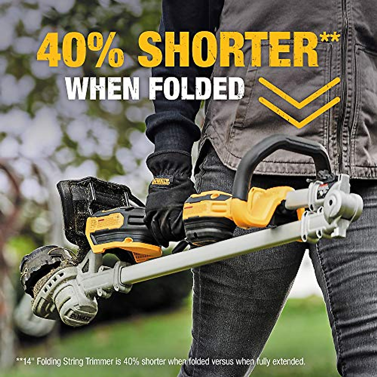 DEWALT 20V MAX* String Trimmer Kit, 5-Ah (DCST922P1)