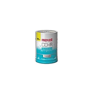 Maxell CD-R Recordable Disc DISC,CDR,700MB,SPDNL100PK 8407 (Pack of3)
