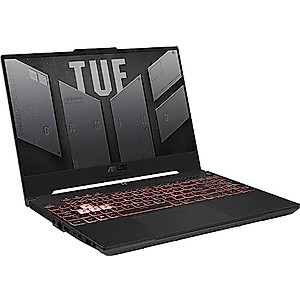 ASUS 2023 TUF F15 Gaming Laptop, 15.6” 144Hz FHD Display, AMD Ryzen 7 6800H Processor, GeForce RTX 3050Ti, 32GB DDR5 RAM, 1TB PCIe, Wi-Fi 6, Windows 11 Home