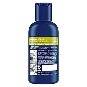 Suave Men 3-in-1 Shampoo Conditioner Body Wash Citrus Rush 3 oz