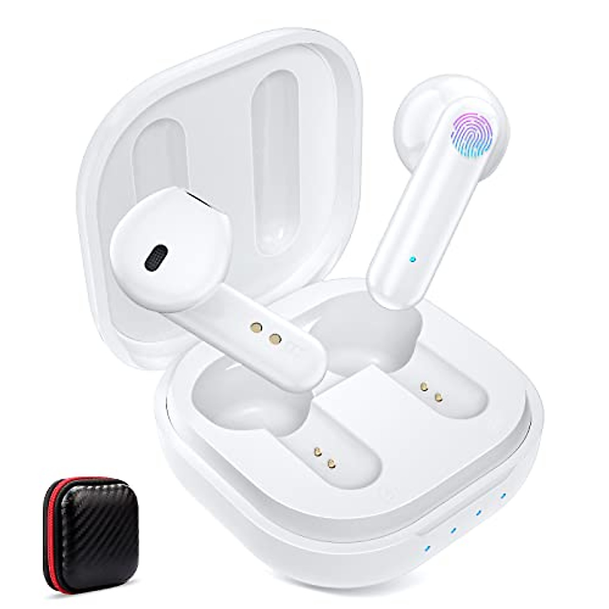 Wireless Earbuds for iPhone 14 Pro Max,Bluetooth Earbuds with Volume Control Microphone Touch Control HiFi Stereo Wireless Earphone for Oneplus 11 10T Pixel 7 Pro Galaxy S23 S22 Ultra S21 S20 Fe