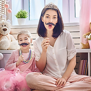 AOPRIE Diane Birthday Crowns for Women Gold Tiaras for Girls Crowns for Girls Rhinestone Crystal Decor Headband